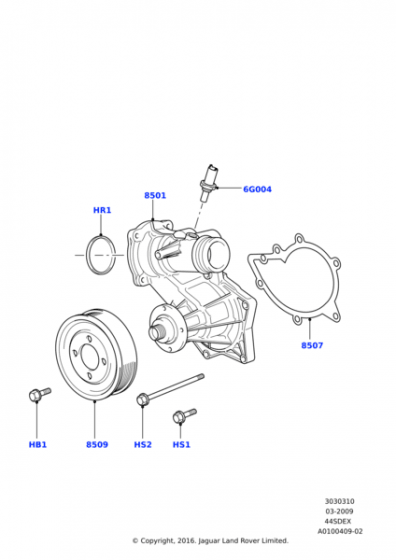 8510324-WATER PUMP ASSY – Rostock Auto Spare Parts