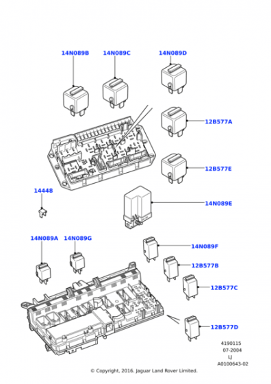 YWB500020-RELAY 20AMP – Rostock Auto Spare Parts