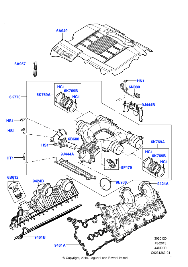 LR034994 - LAND ROVER MANIFOLD - INLET – Rostock Auto Spare Parts