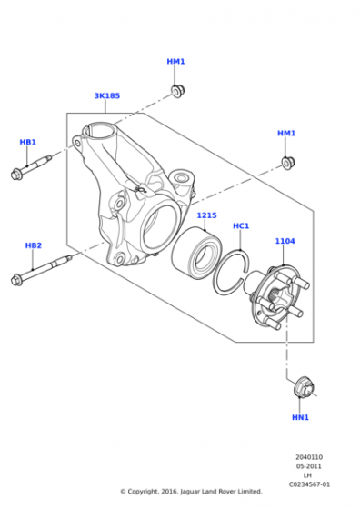LR025107-HUB WHEEL – Rostock Auto Spare Parts