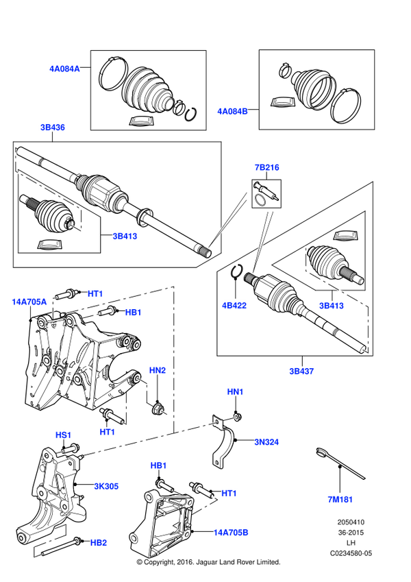 LR117134 - LAND ROVER SHAFT AND CV-JOINT – Rostock Auto Spare Parts