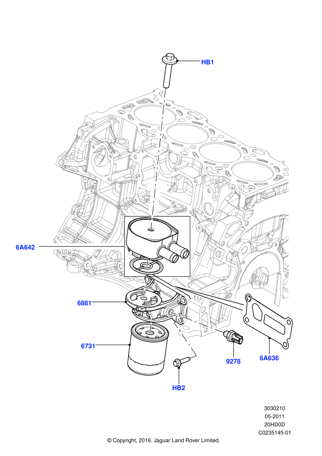 LR025007 - LAND ROVER GASKET – Rostock Auto Spare Parts