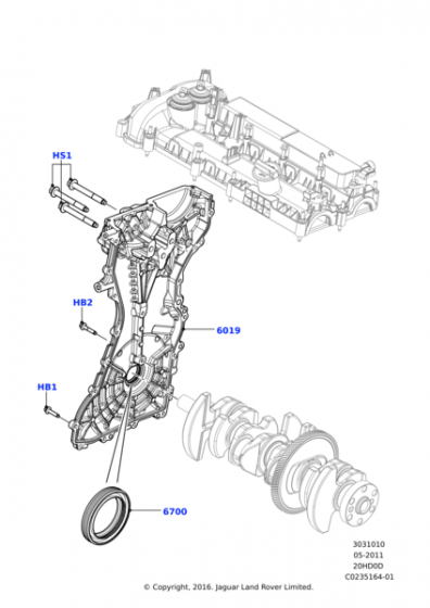 LR083938-LAND ROVER SEAL CRANKSHAFT OIL FRONT – Rostock Auto Spare Parts