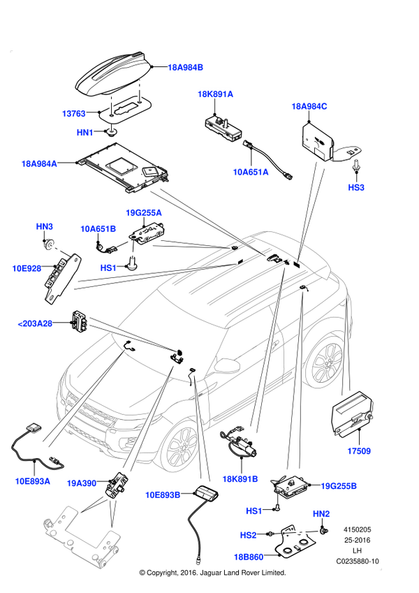 LR097274 - LAND ROVER AERIAL – Rostock Auto Spare Parts