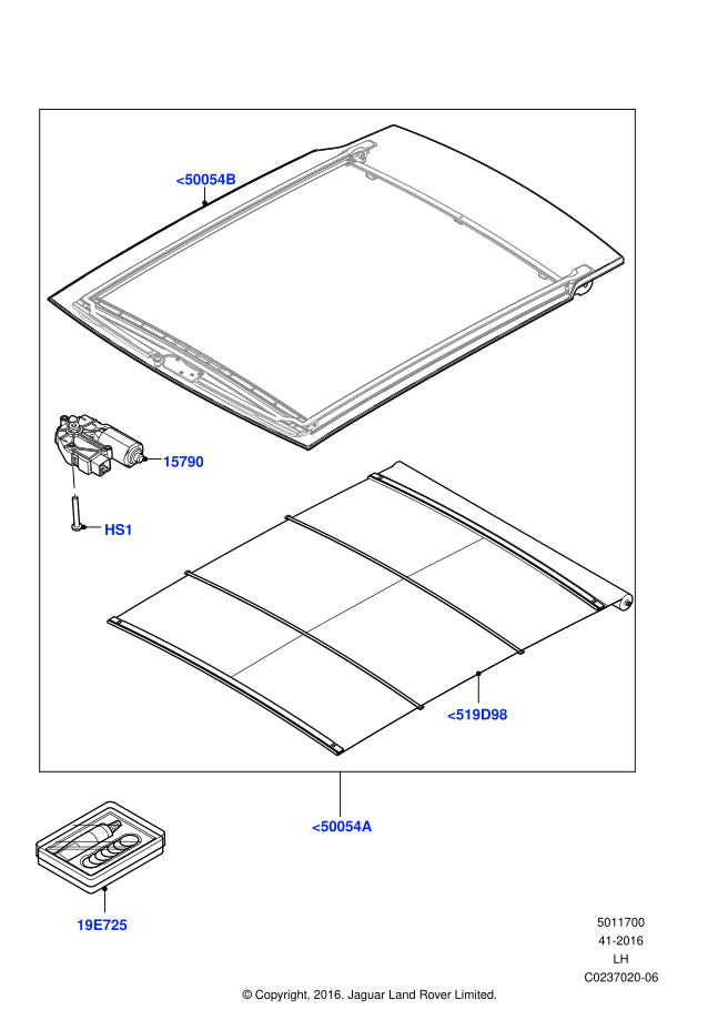 LR066842 - LAND ROVER GLASS – Rostock Auto Spare Parts