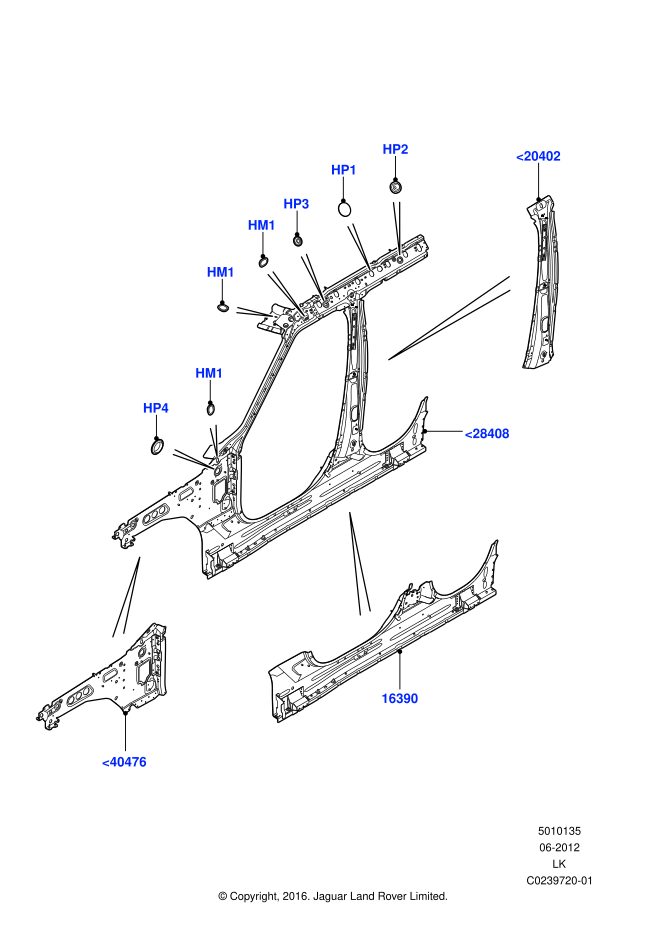 LR086021 - LAND ROVER REINFORCEMENT – Rostock Auto Spare Parts
