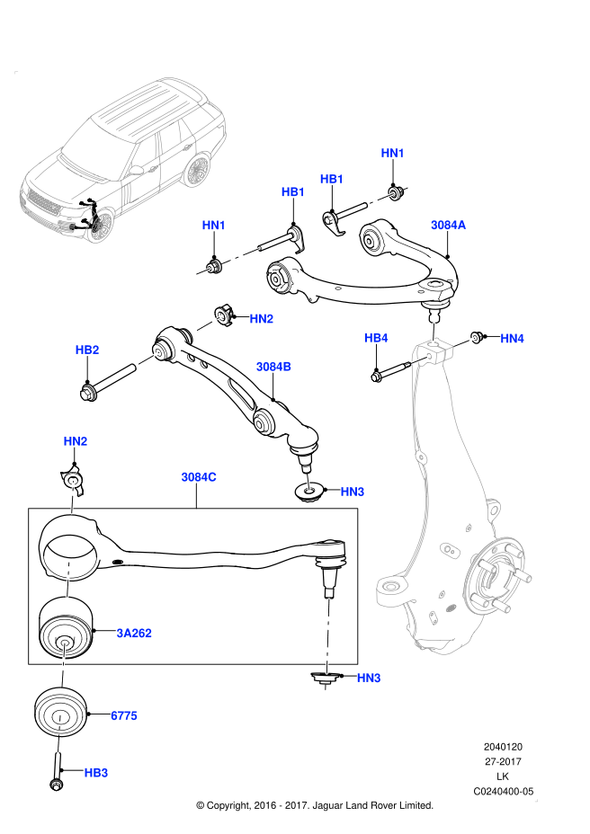 LR034211-ARM FRONT SUSPENSION – Rostock Auto Spare Parts