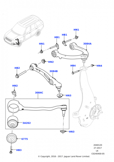 LR034214-ARM FRONT SUSPENSION – Rostock Auto Spare Parts