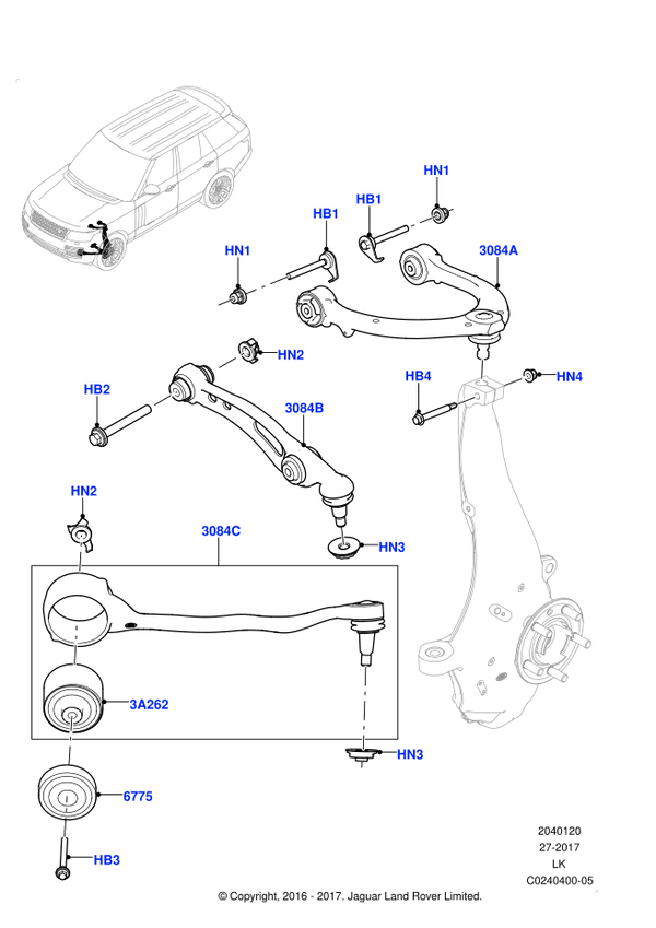 LR034211-ARM FRONT SUSPENSION – Rostock Auto Spare Parts