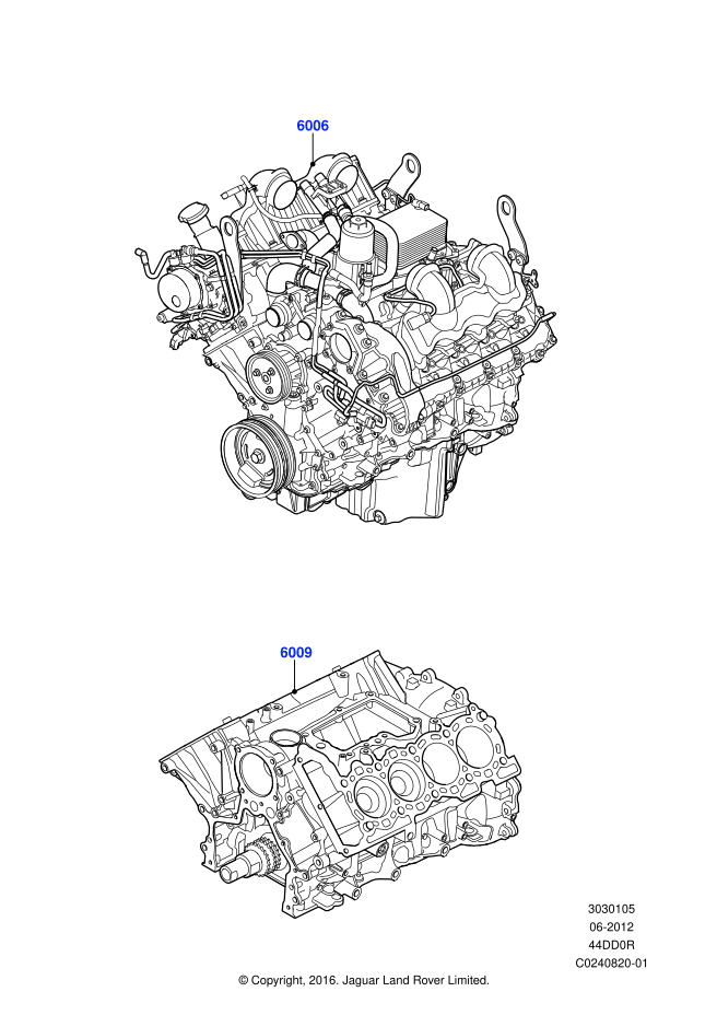 LR035361 - LAND ROVER ENGINE - SHORT BLOCK – Rostock Auto Spare Parts