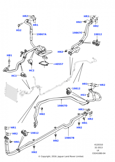 LR072191-HOSE AIR CONDITIONER HEATER WATER International Shipping ...