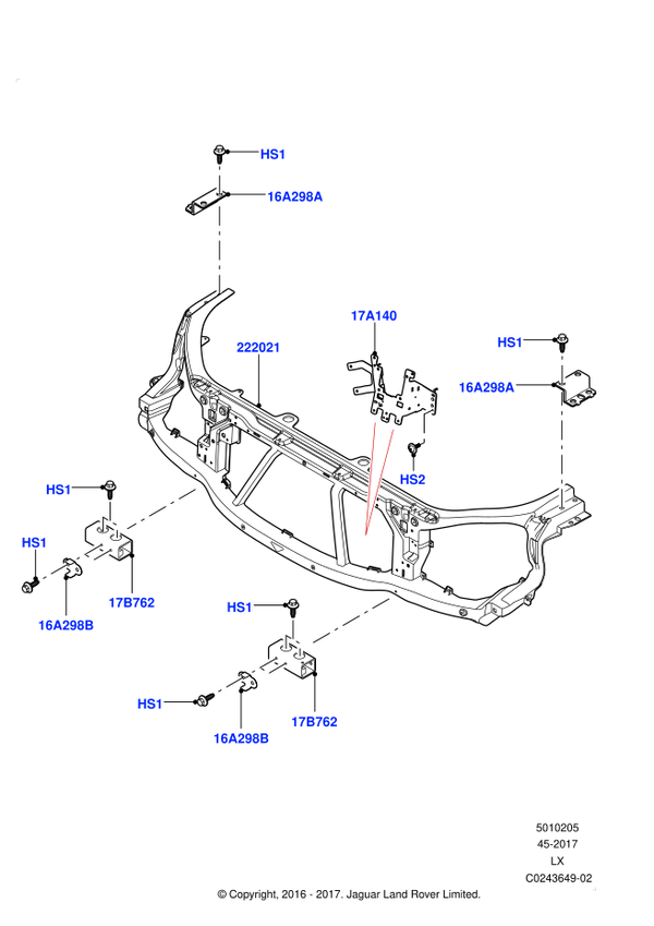 LR099687 - LAND ROVER FRONT END – Rostock Auto Spare Parts