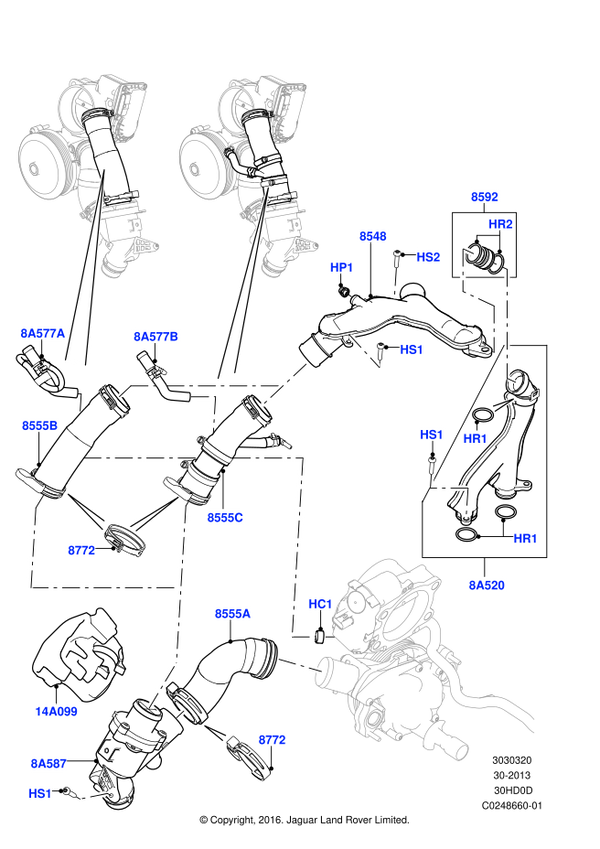 LR062498 - LAND ROVER THERMOSTAT AND HOUSING – Rostock Auto Spare Parts