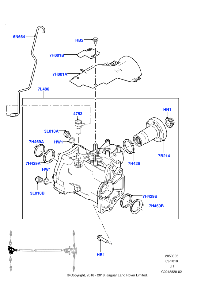 LR051075 - LAND ROVER POWER TRANSFER UNIT – Rostock Auto Spare Parts