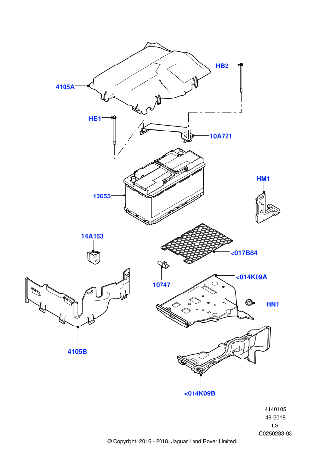 LR077924 - LAND ROVER BATTERY – Rostock Auto Spare Parts