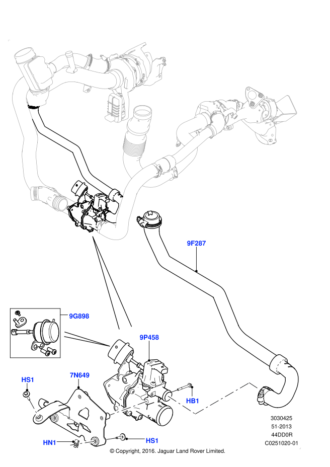 LR035450 - LAND ROVER VALVE – Rostock Auto Spare Parts