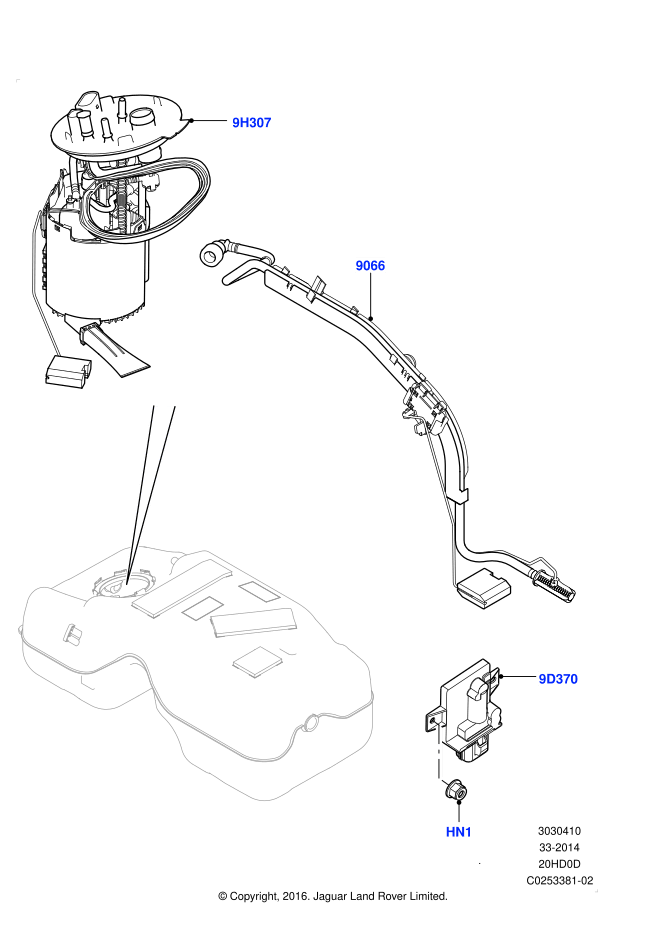 LR060832 - LAND ROVER SENSOR - FUEL LEVEL – Rostock Auto Spare Parts