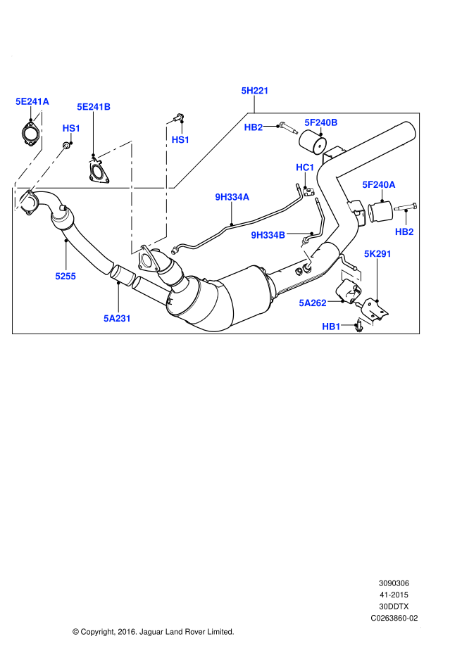 LR087666 - LAND ROVER FILTER - DIESEL PARTICLE – Rostock Auto Spare Parts