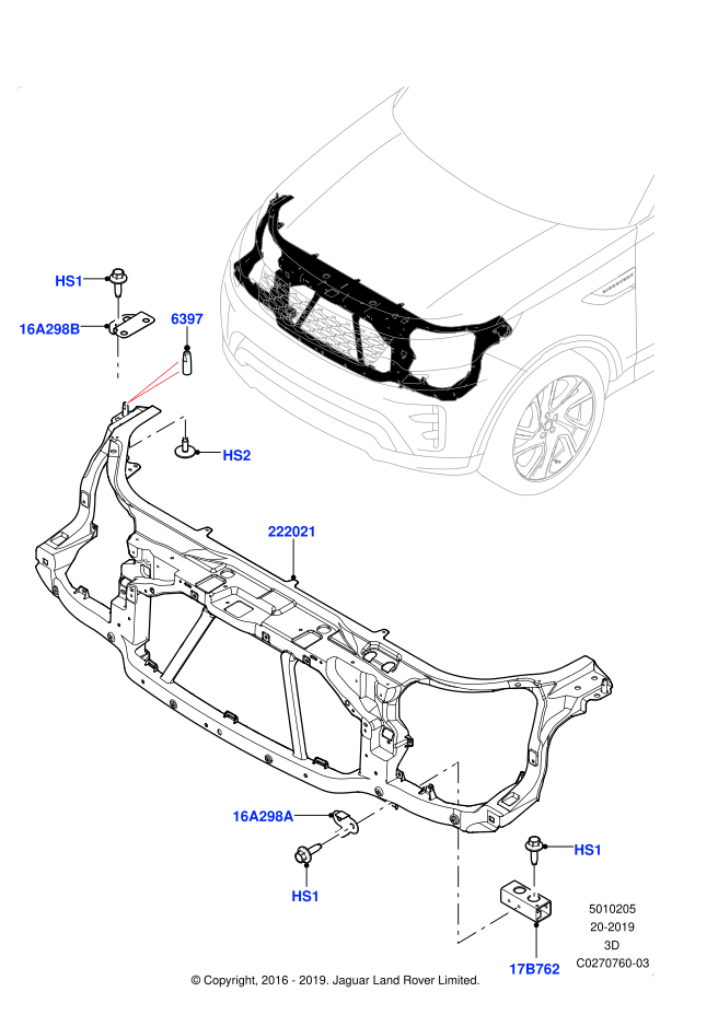LR107795 - LAND ROVER FRONT END – Rostock Auto Spare Parts
