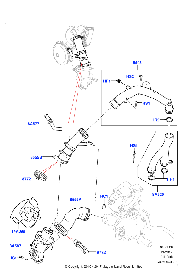 LR069809 - LAND ROVER THERMOSTAT AND HOUSING – Rostock Auto Spare Parts