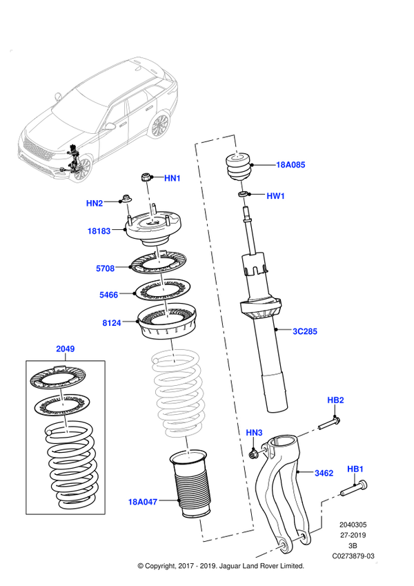 LR090637 - LAND ROVER BUMPER – Rostock Auto Spare Parts