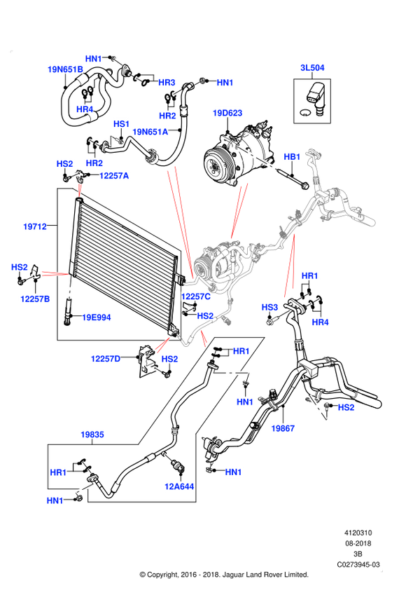 LR091477 - LAND ROVER HOSE – Rostock Auto Spare Parts