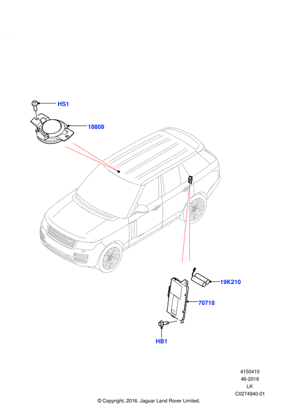 LR091252 - LAND ROVER MODULE - TELEMATICS CONTROL – Rostock Auto Spare ...