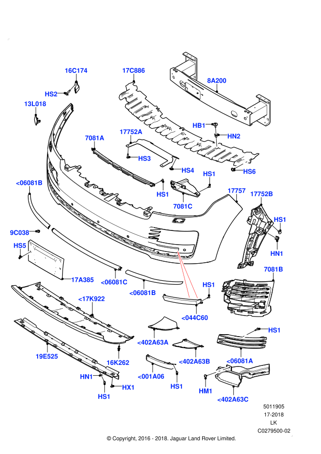 LR099127 - LAND ROVER DUCT - BRAKE CALIPER COOLING – Rostock Auto Spare ...