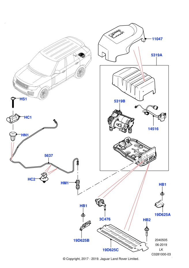 LR121140 - LAND ROVER COMPRESSOR - SUSPENSION LEVELLING – Rostock Auto ...
