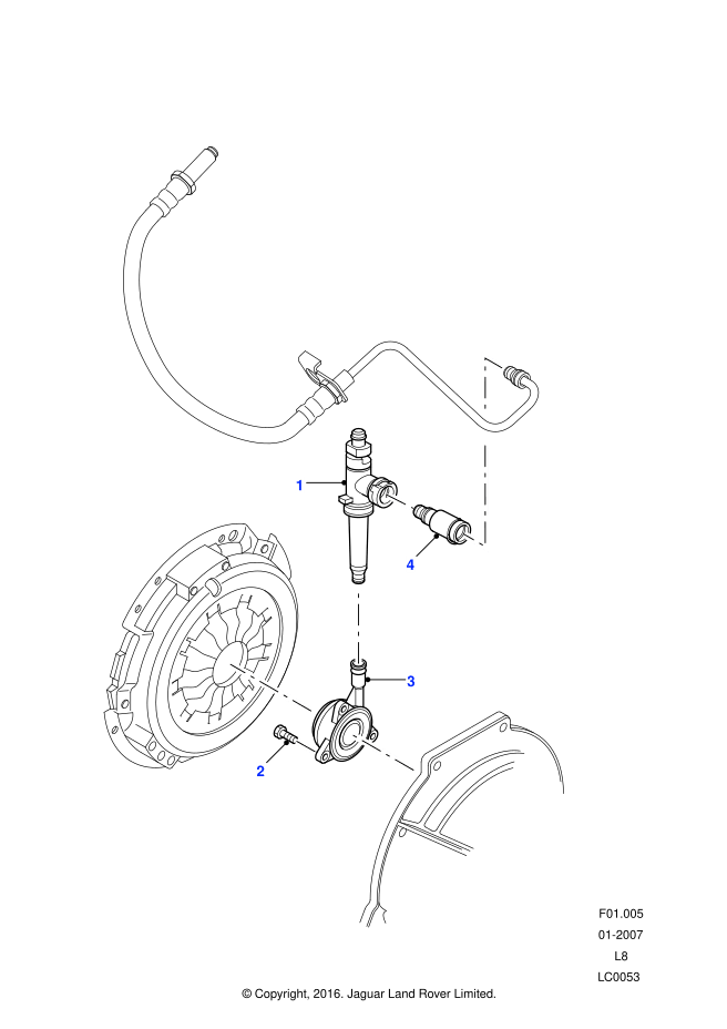 LR040773 - LAND ROVER CYLINDER - CLUTCH SLAVE – Rostock Auto Spare Parts