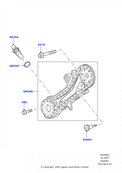 LR003547-CASSETTE TIMING CHAIN – Rostock Auto Spare Parts