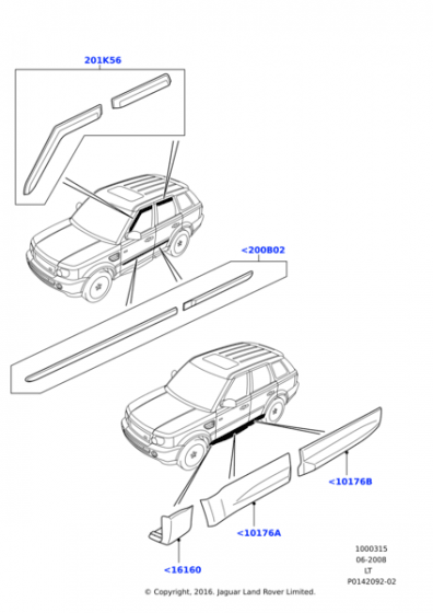 LR007356-MOULDING – Rostock Auto Spare Parts