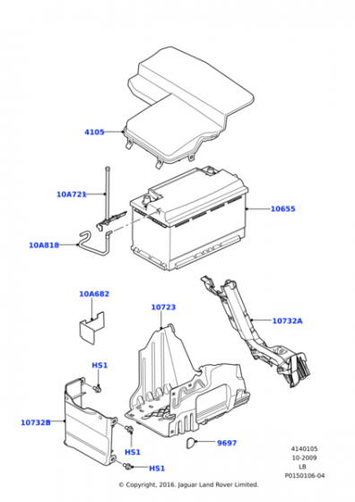 LR013334-COVER BATTERY – Rostock Auto Spare Parts