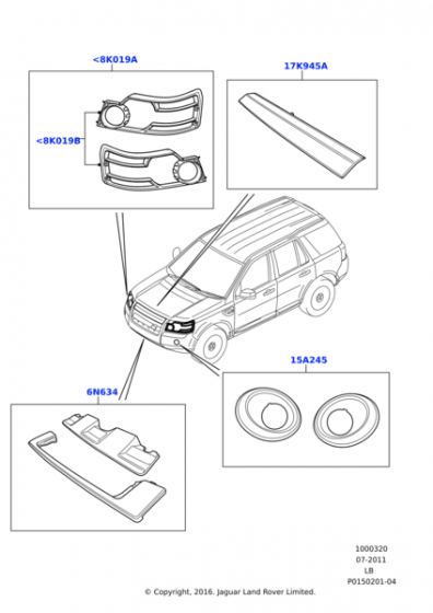 LR002408-LAMP GUARD – Rostock Auto Spare Parts