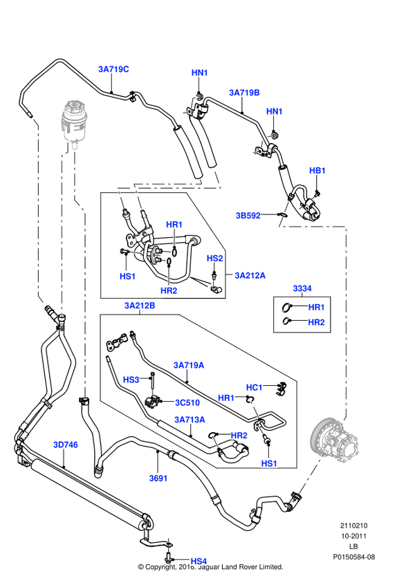 LR010466 - LAND ROVER HOSE – Rostock Auto Spare Parts