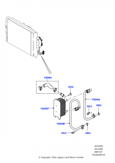 LR002916-OIL COOLER ASSY GEN Z14 13 – Rostock Auto Spare Parts
