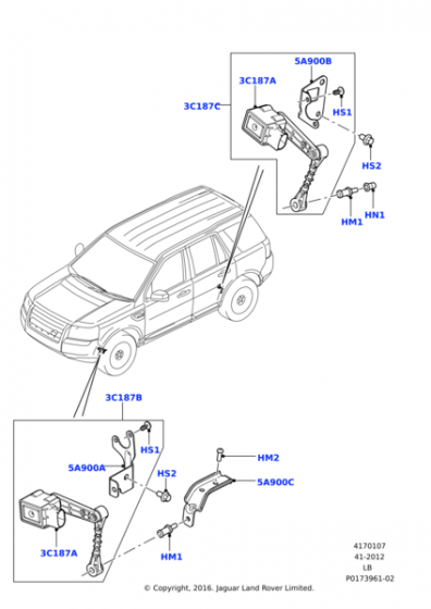 LR001706-SENSOR AIR SUSPENSION – Rostock Auto Spare Parts