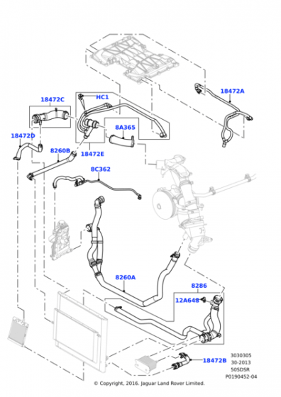 LR017361-HOSE WATER – Rostock Auto Spare Parts