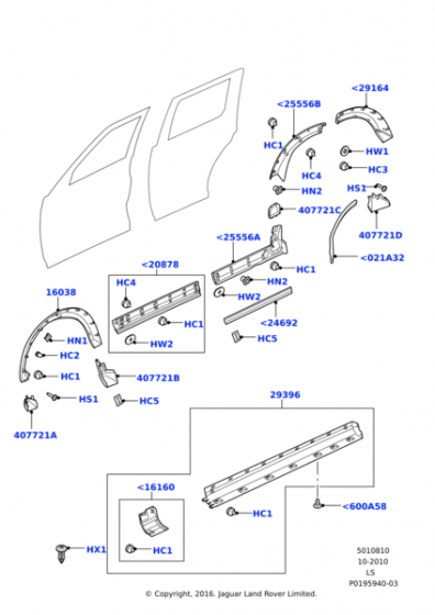 LR010629-MOULDING – Rostock Auto Spare Parts