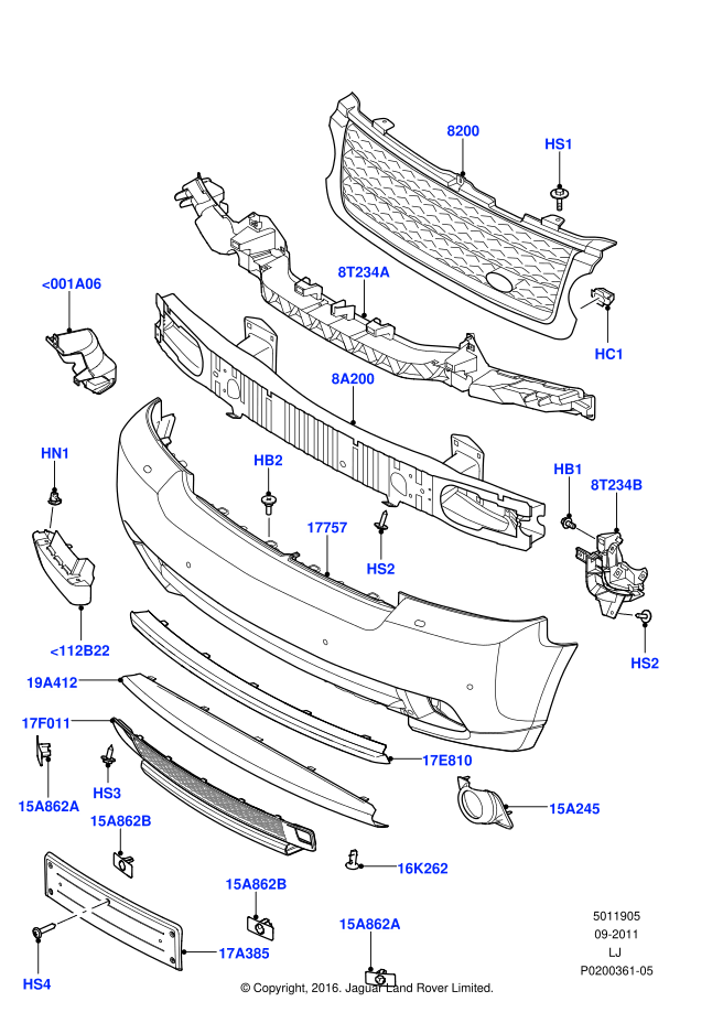 LR028107 - LAND ROVER GRILLE - RADIATOR – Rostock Auto Spare Parts