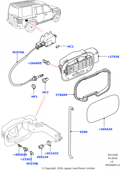 LR014044-HOUSING FUEL TANK – Rostock Auto Spare Parts