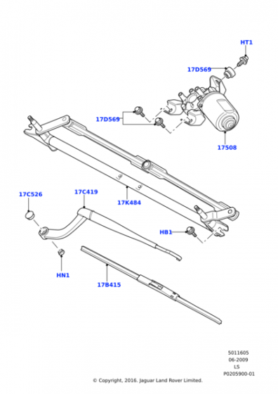 LR038348-LINKAGE WIPER – Rostock Auto Spare Parts