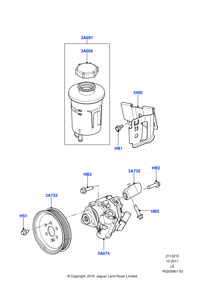 LR014089-PUMP ASSY POWER STEERING – Rostock Auto Spare Parts