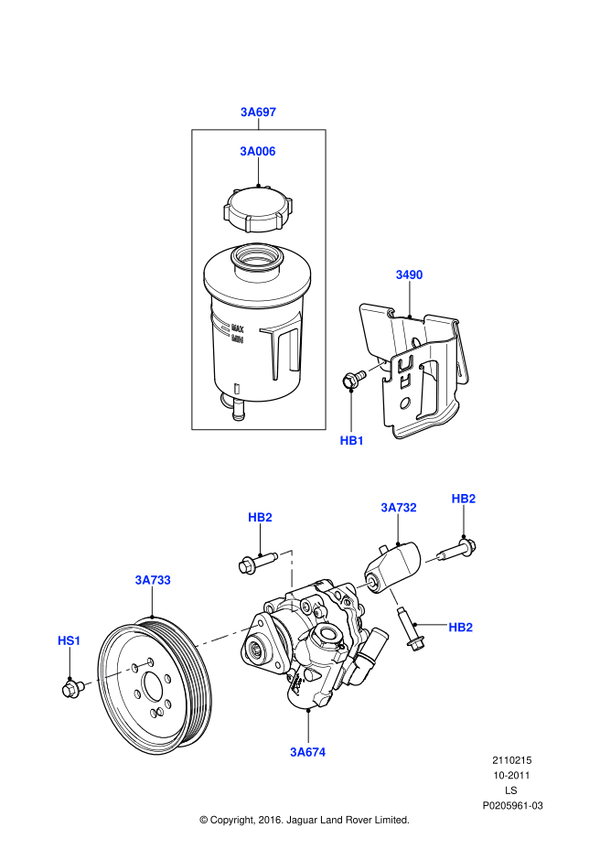 LR014089-PUMP ASSY POWER STEERING – Rostock Auto Spare Parts