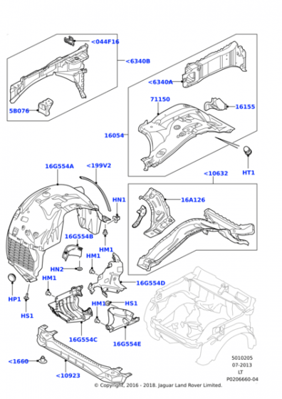 LR015040-WHEEL ARCH FRT LH – Rostock Auto Spare Parts