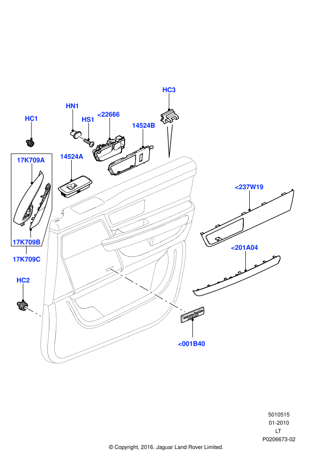 LR014924 - LAND ROVER ESCUTCHEON – Rostock Auto Spare Parts